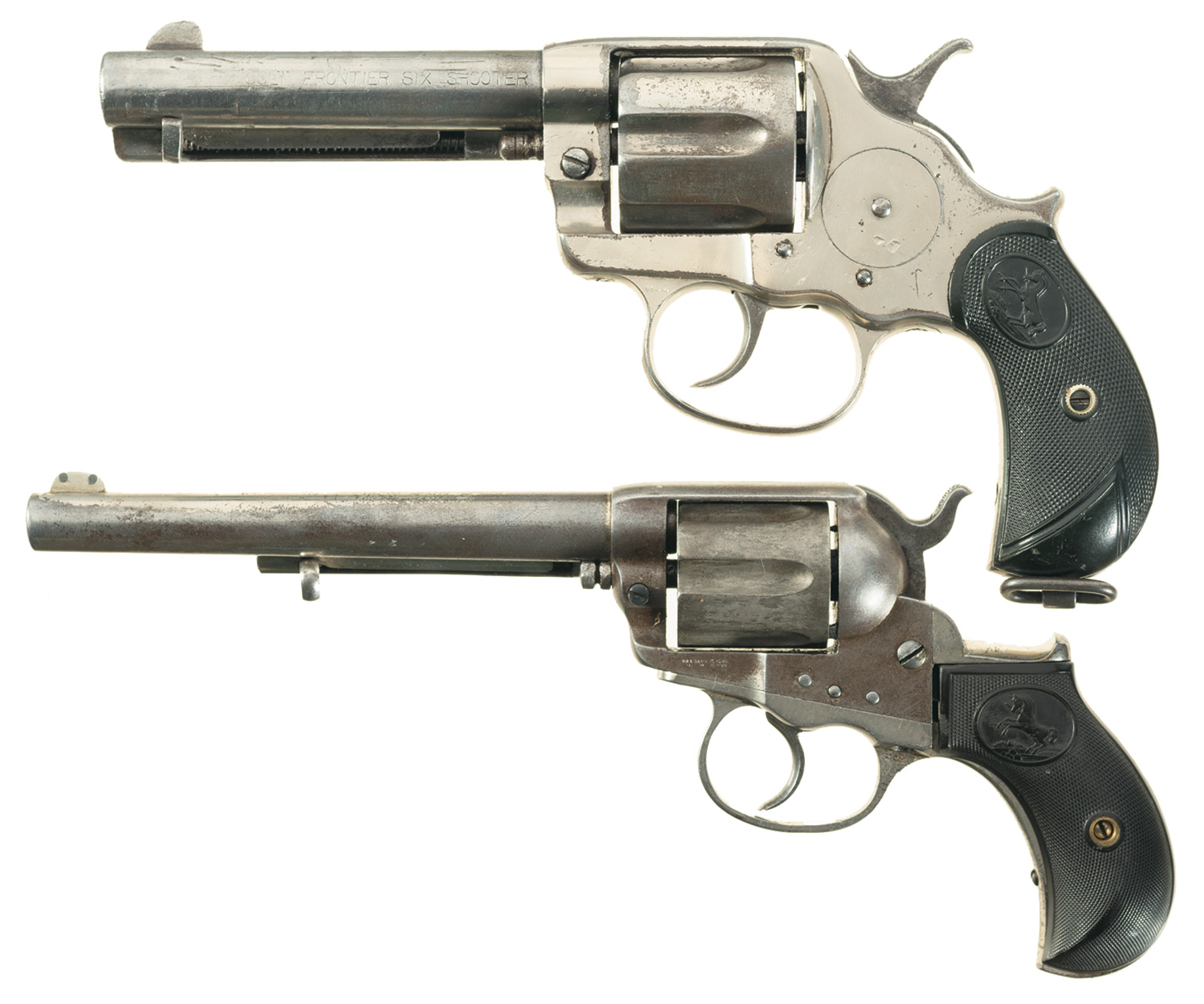 Two Antique Colt DA Revolvers | Rock Island Auction