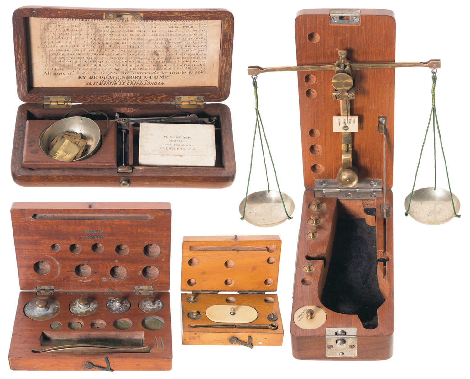 Two Antique Scales and Two Sets of Weights | Rock Island Auction