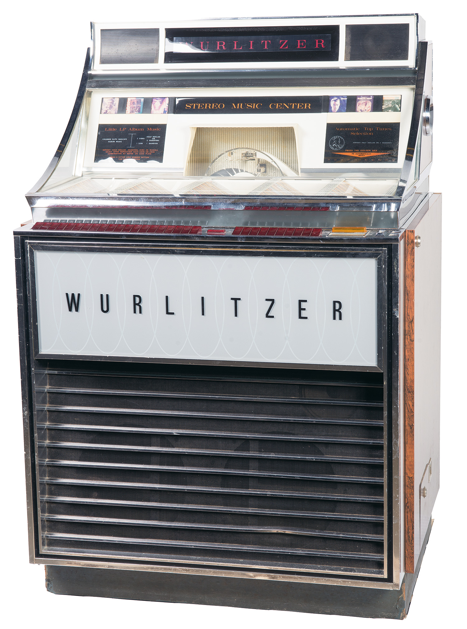 Wurlitzer Model 3000 Stereo Jukebox with Extra Records | Rock Island Auction