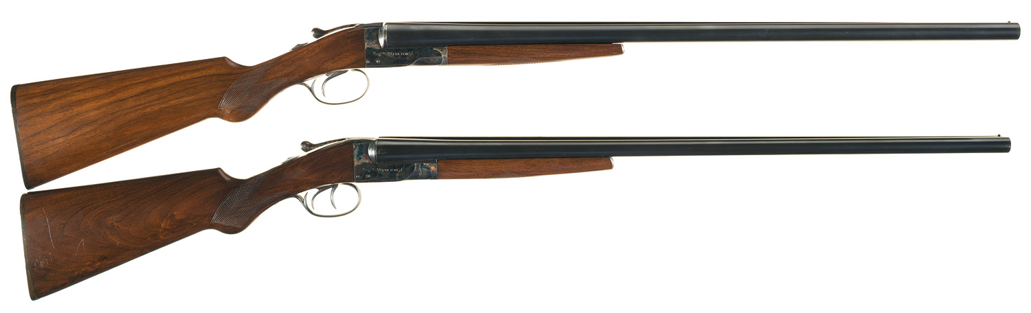 Two Hunter Arms Fulton Model Double Barrel Shotguns | Rock Island Auction