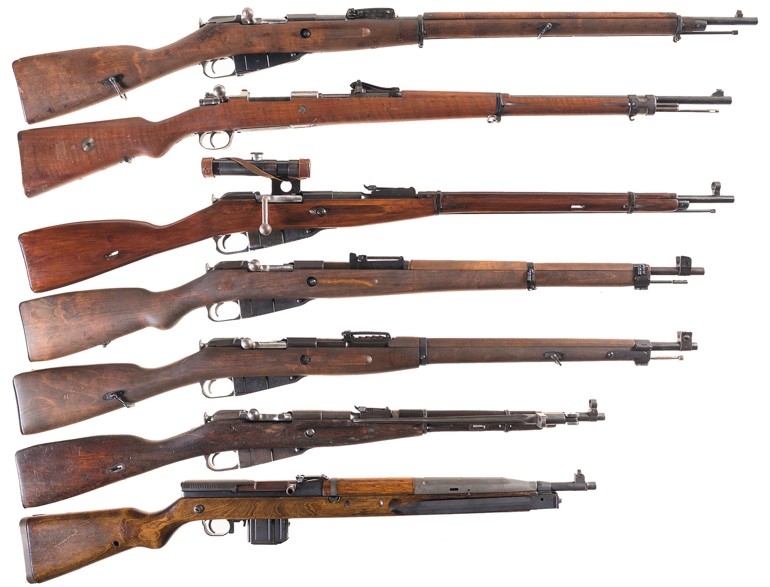 Seven Military Style Long Guns | Rock Island Auction