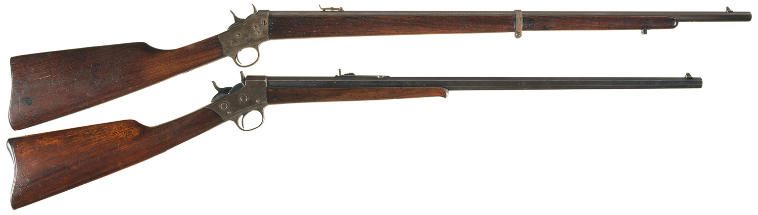 Two Remington Sporting Rolling Block Rifles | Rock Island Auction