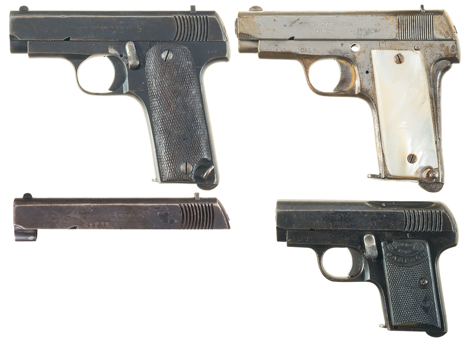 Three Spanish Semi-Automatic Pistols | Rock Island Auction