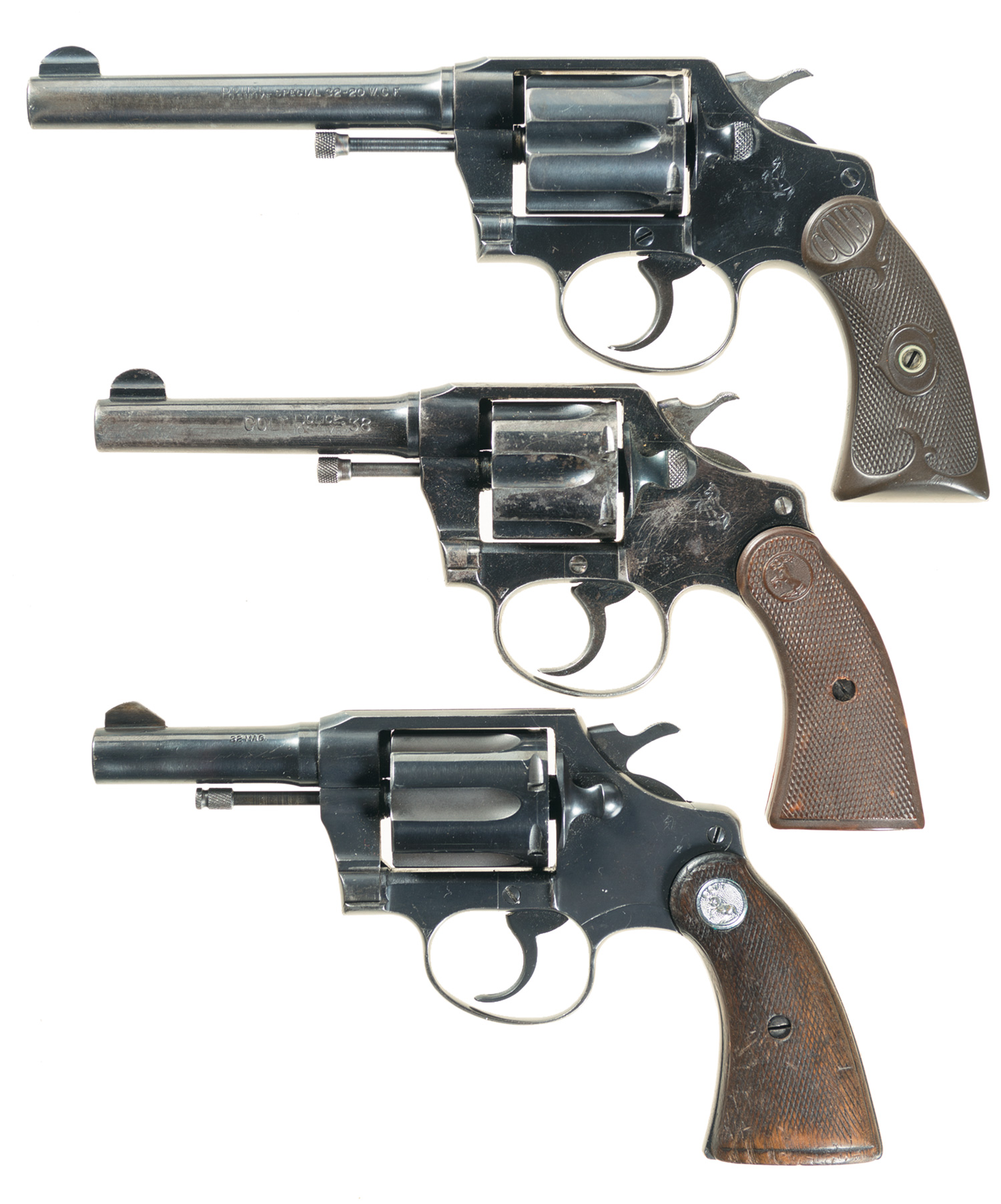 Three Colt DA Revolvers | Rock Island Auction