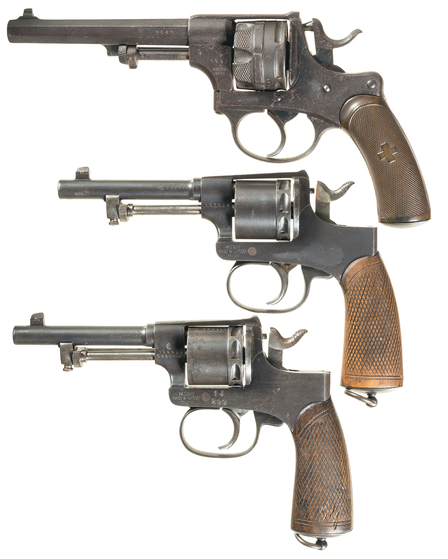 Three European Military DA Revolvers | Rock Island Auction