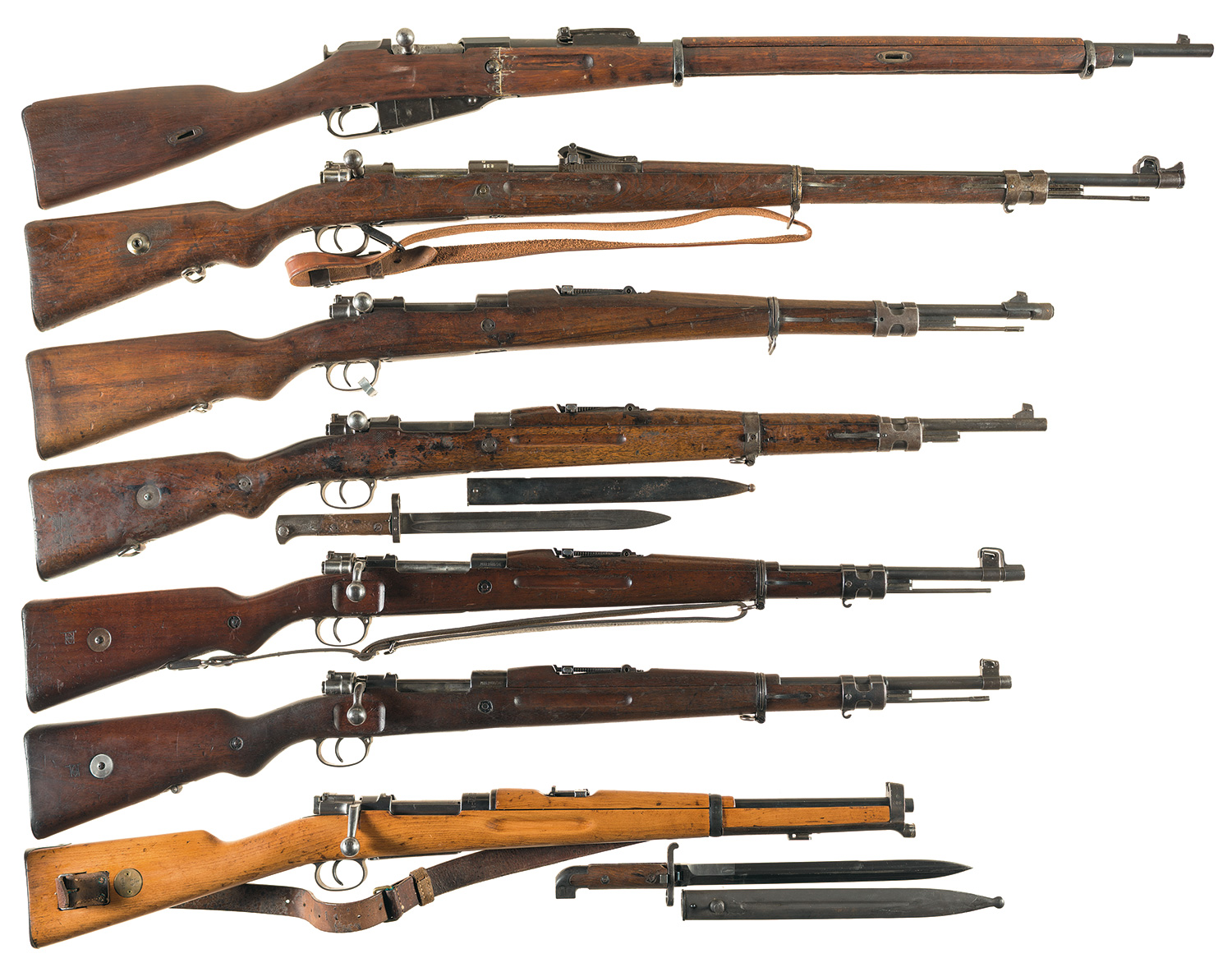 Seven European Bolt Action Military Long Guns | Rock Island Auction