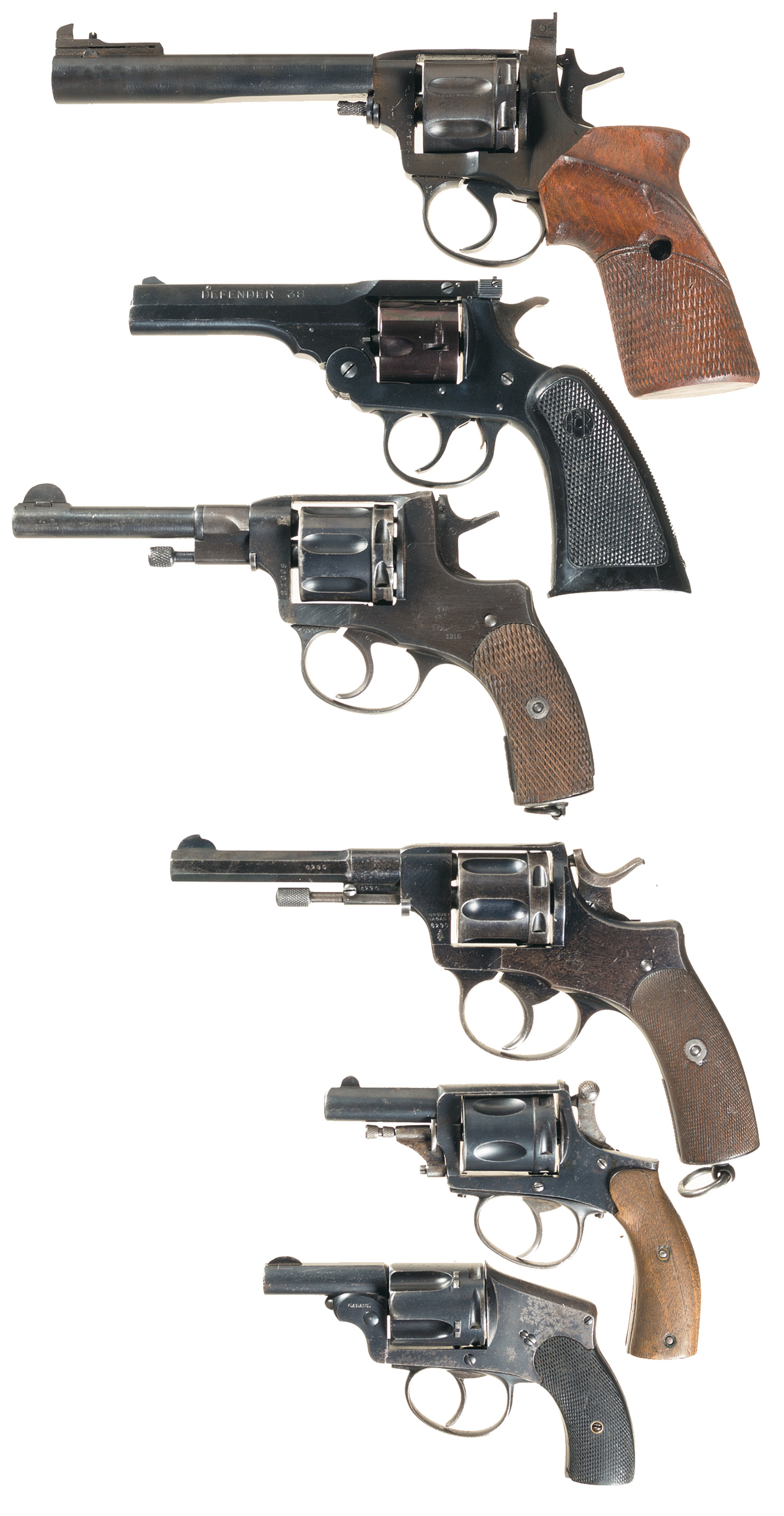 Six Revolvers | Rock Island Auction