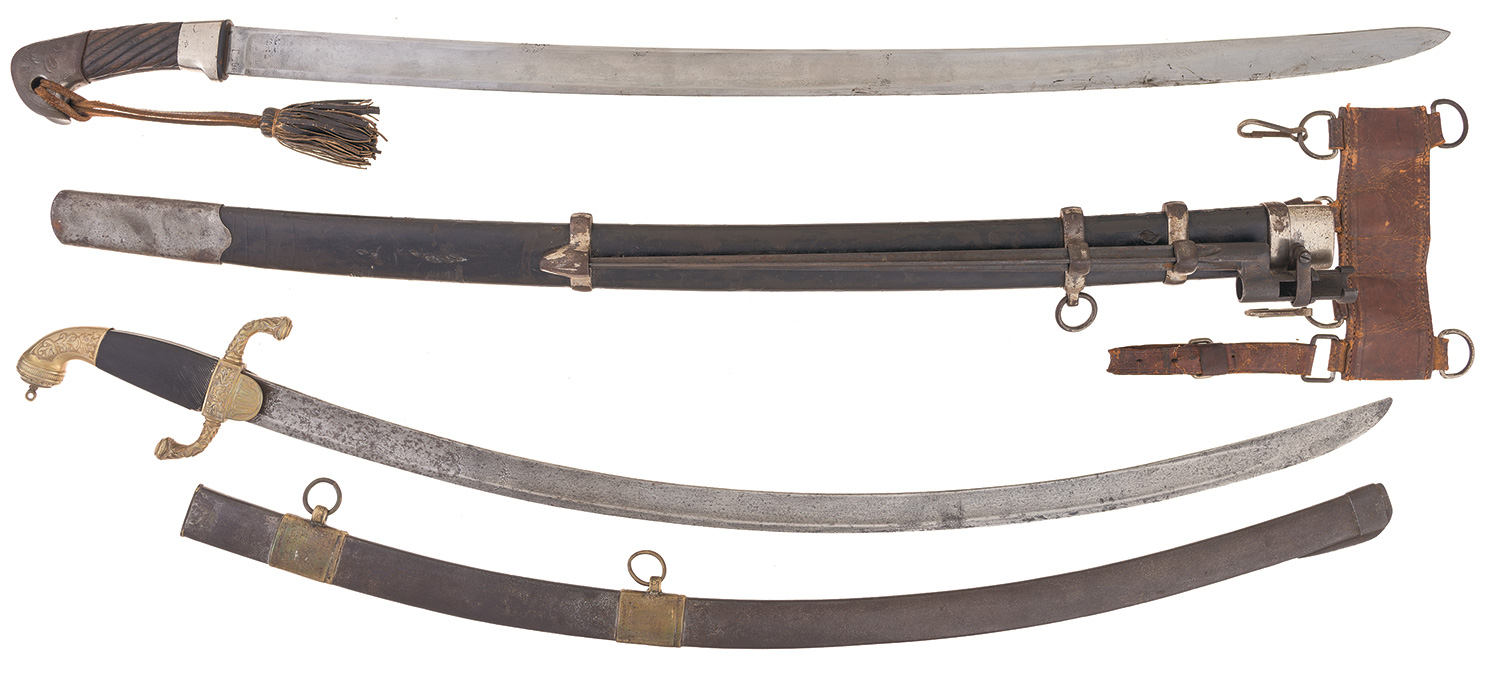 Two Swords with Scabbards | Rock Island Auction