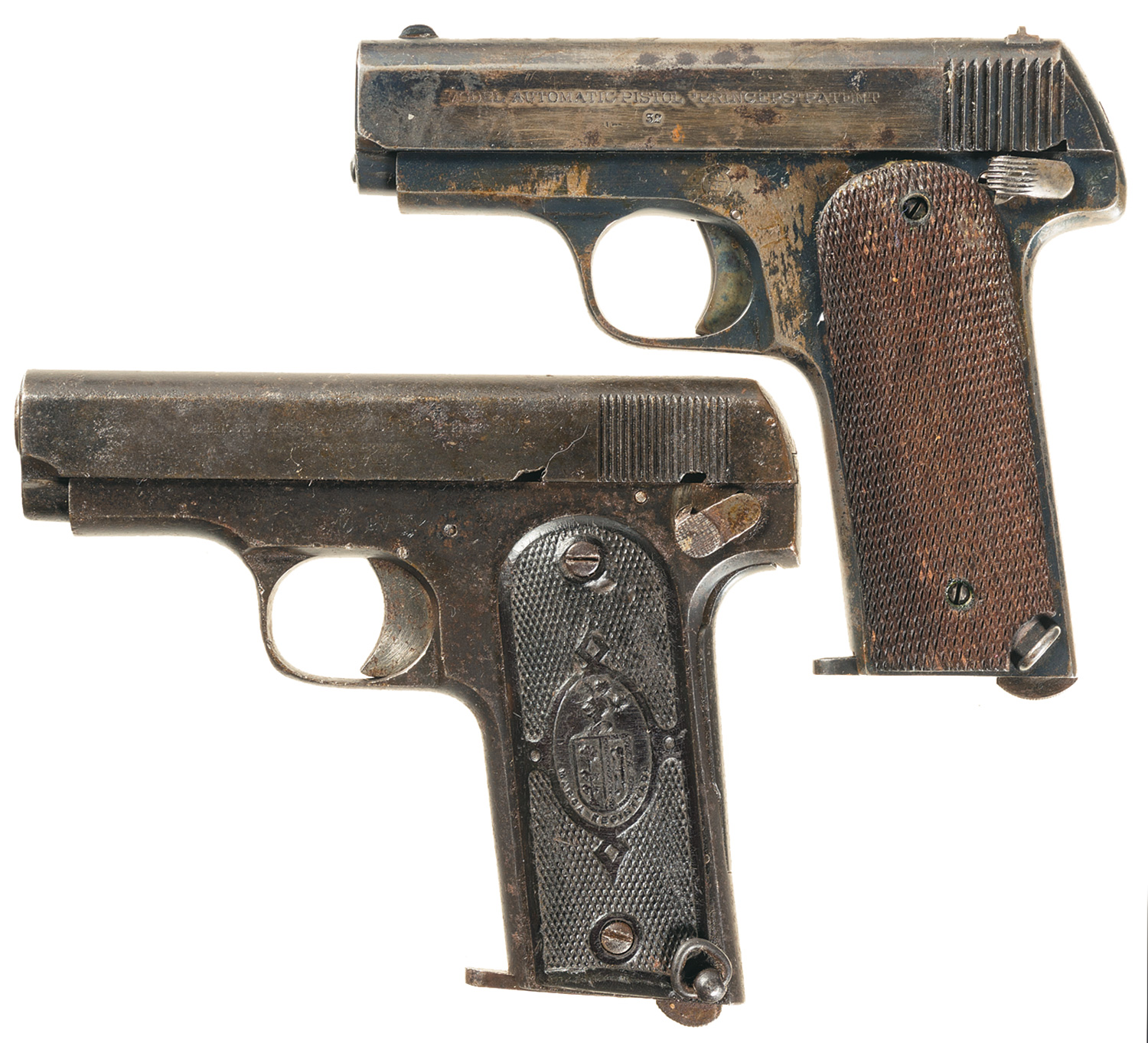 Two Semi-Automatic Ruby Type Pistols | Rock Island Auction