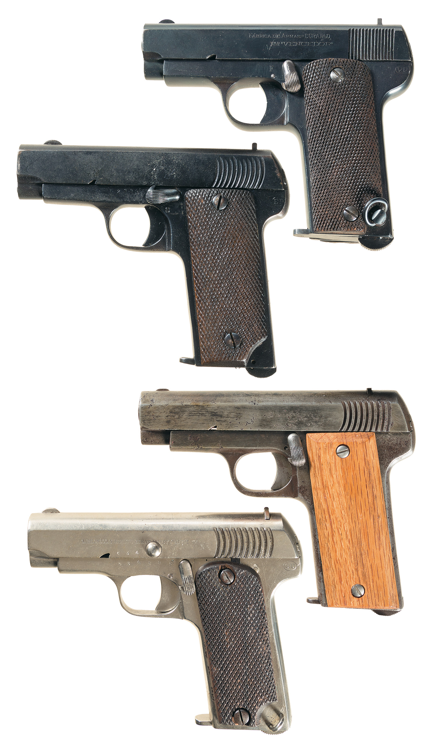 Four Spanish Semi-Automatic Pistols | Rock Island Auction