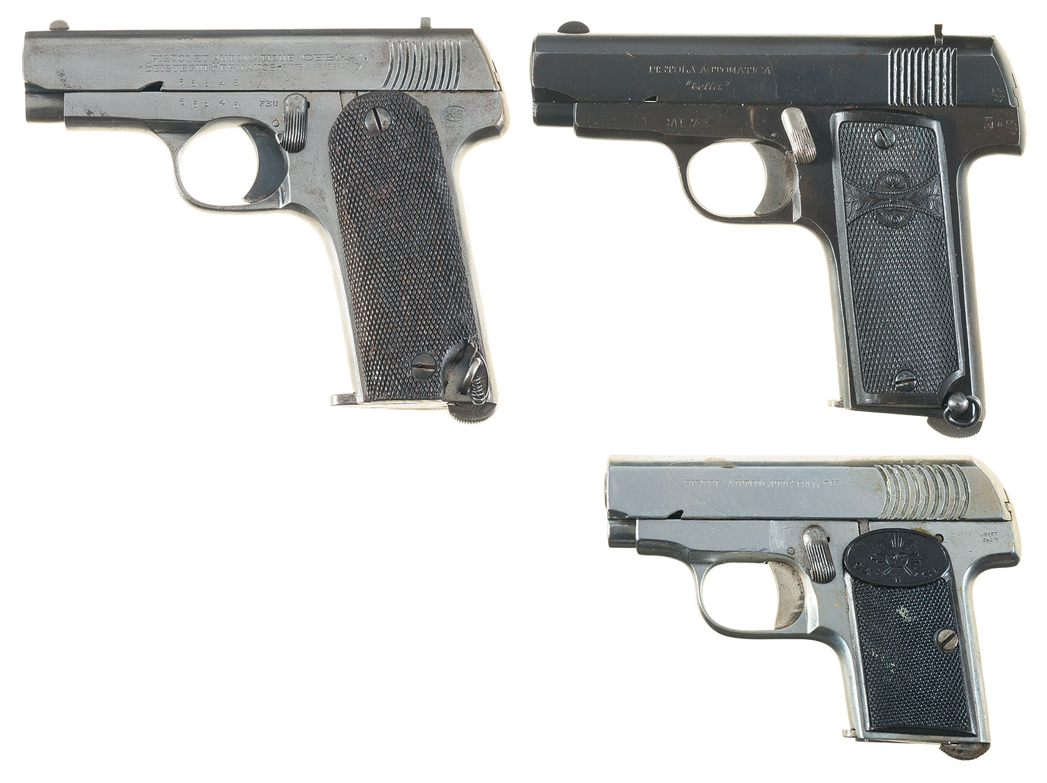 Three Spanish Semi-Automatic Pistols | Rock Island Auction