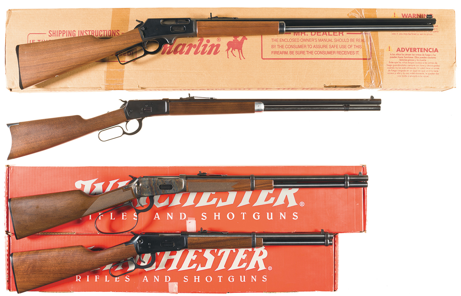 Four Lever Action Long Guns | Rock Island Auction