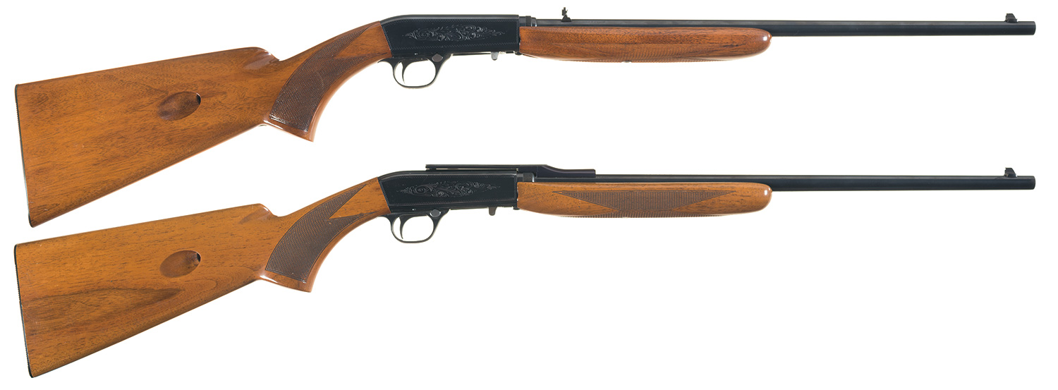 Two Browning Semi-Automatic Rifles | Rock Island Auction