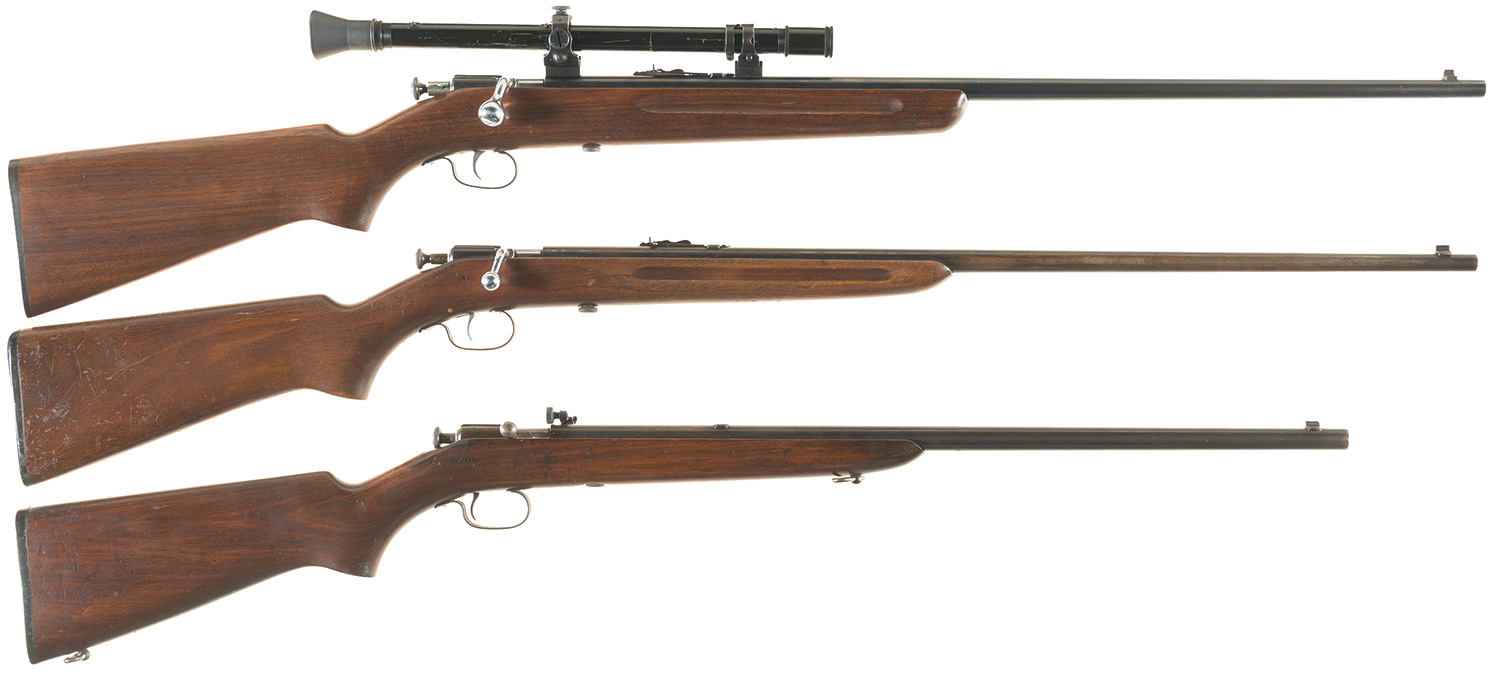 Three Winchester Single Shot Bolt Action Rifles | Rock Island Auction