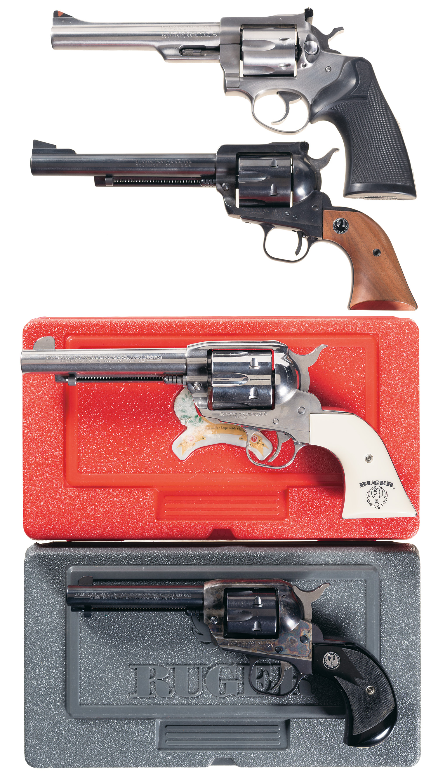 Four Ruger Revolvers | Rock Island Auction