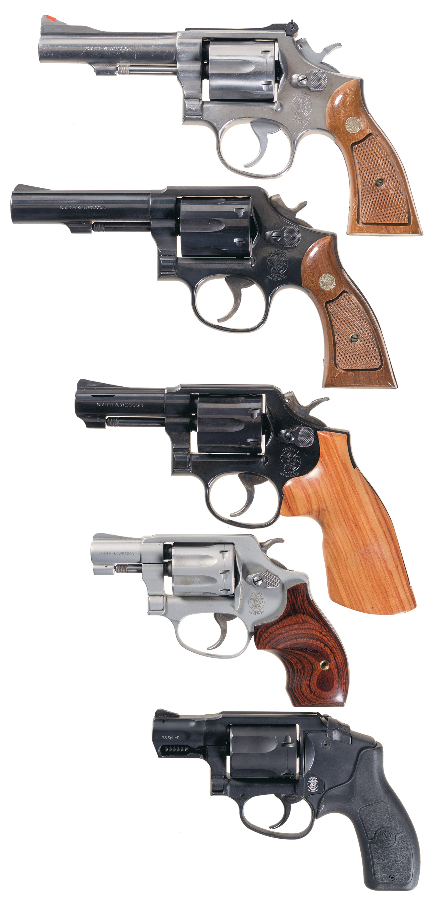 Five Smith & Wesson DA Revolvers | Rock Island Auction