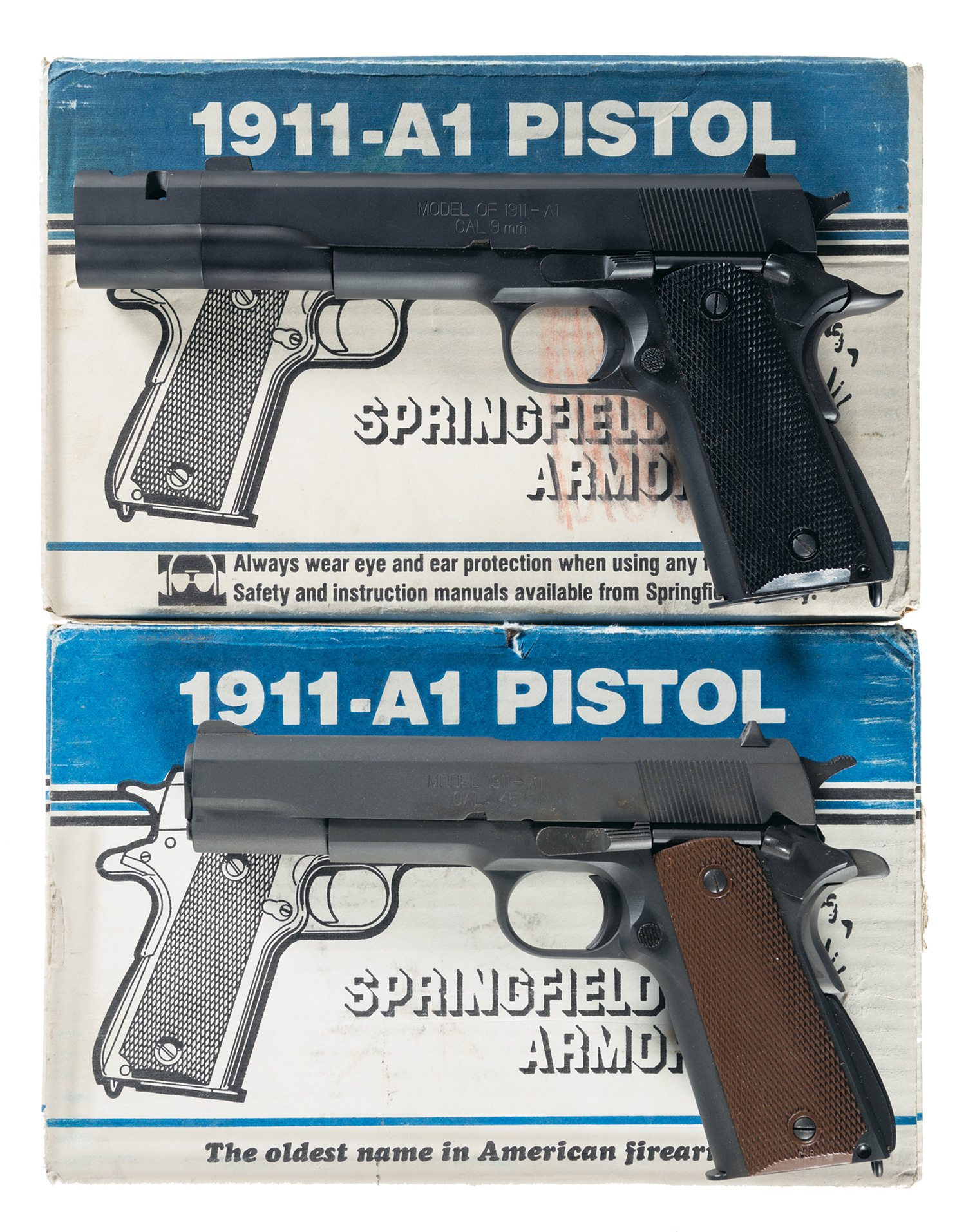 Two Springfield Armory Semi-Automatic Pistols w/ Boxes | Rock Island ...