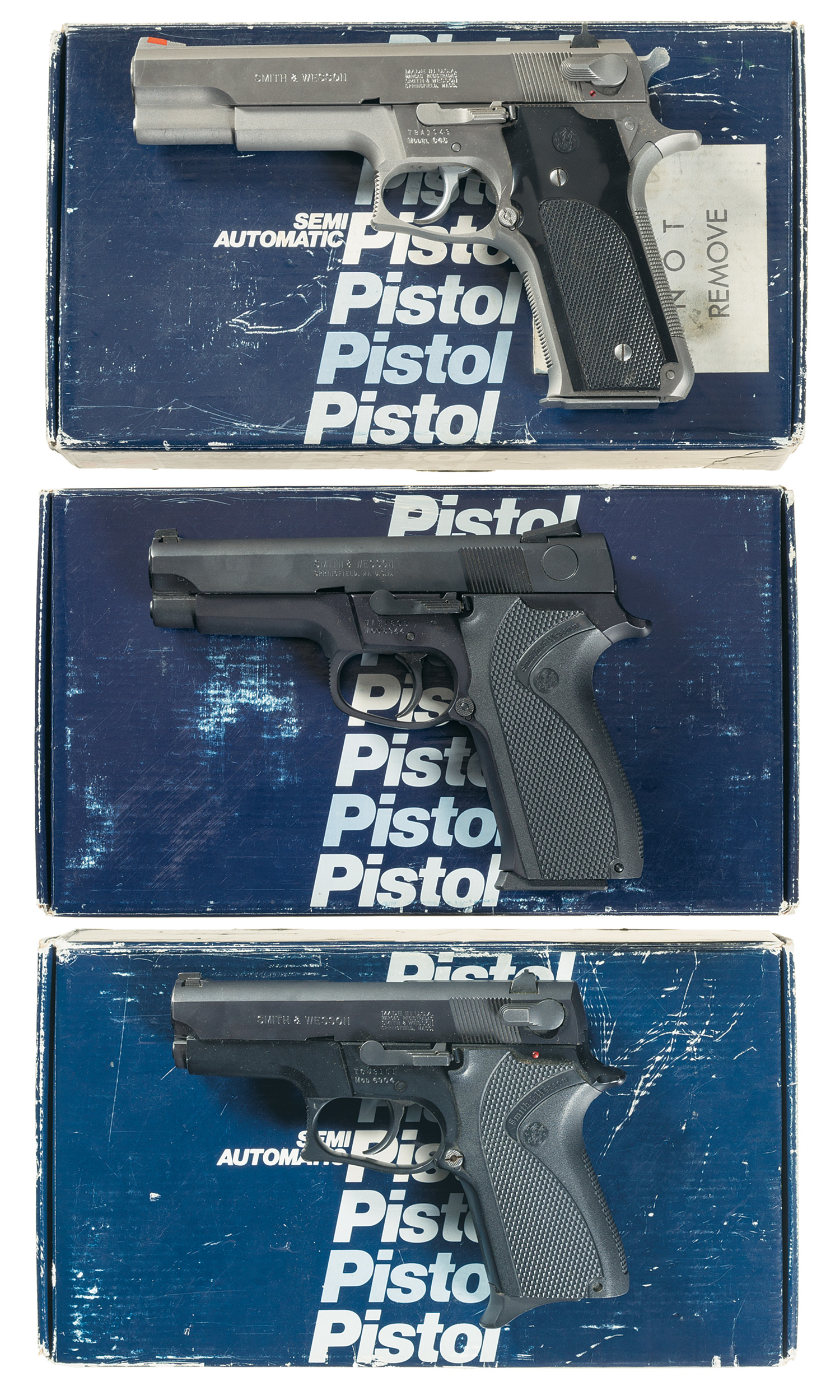 Three Smith & Wesson Semi-Automatic Sporting Pistols w/ Boxes | Rock ...