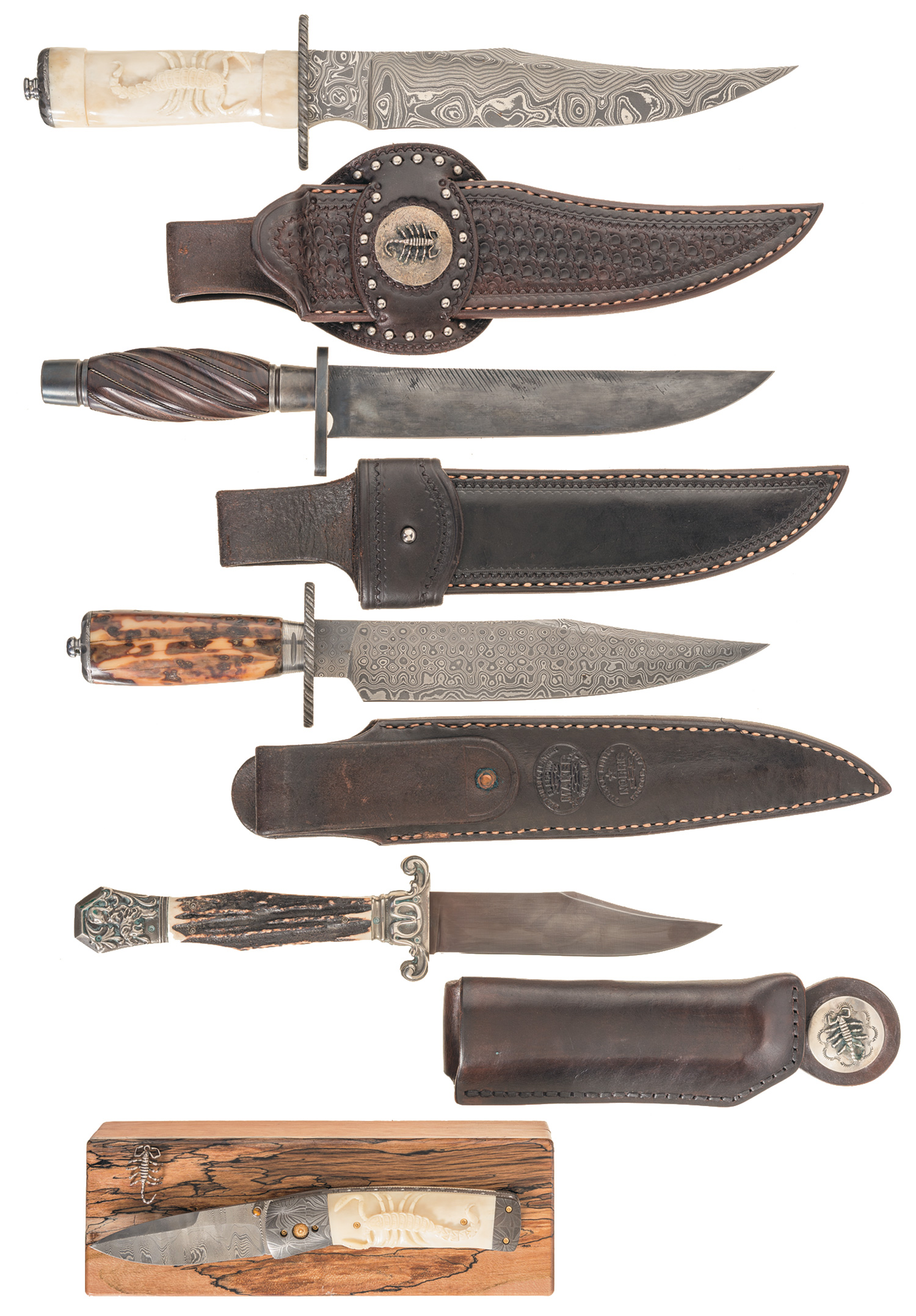 Five Don Norris Custom Knives | Rock Island Auction
