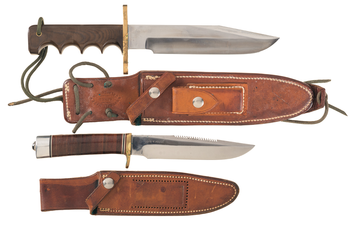 Collectors Lot Of Two Randall Knives With Sheaths Rock Island Auction