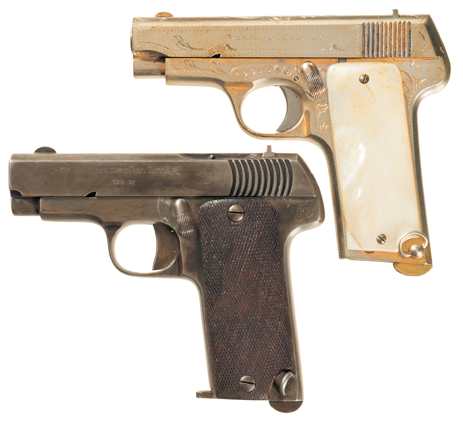 Two Spanish Semi-Automatic Ruby Type Pistols | Rock Island Auction