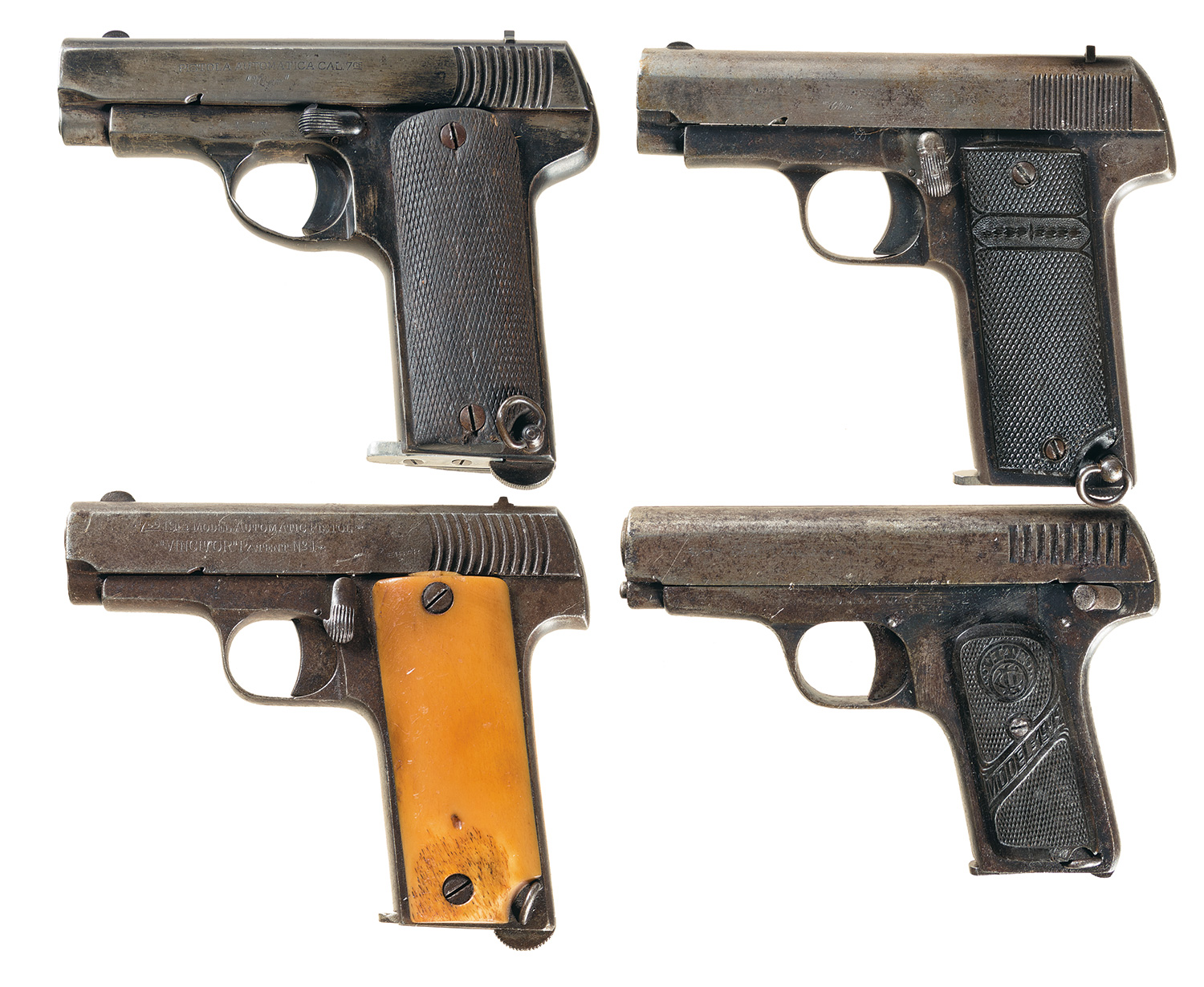 Four Spanish Ruby-Style Semi-Automatic Pistols | Rock Island Auction