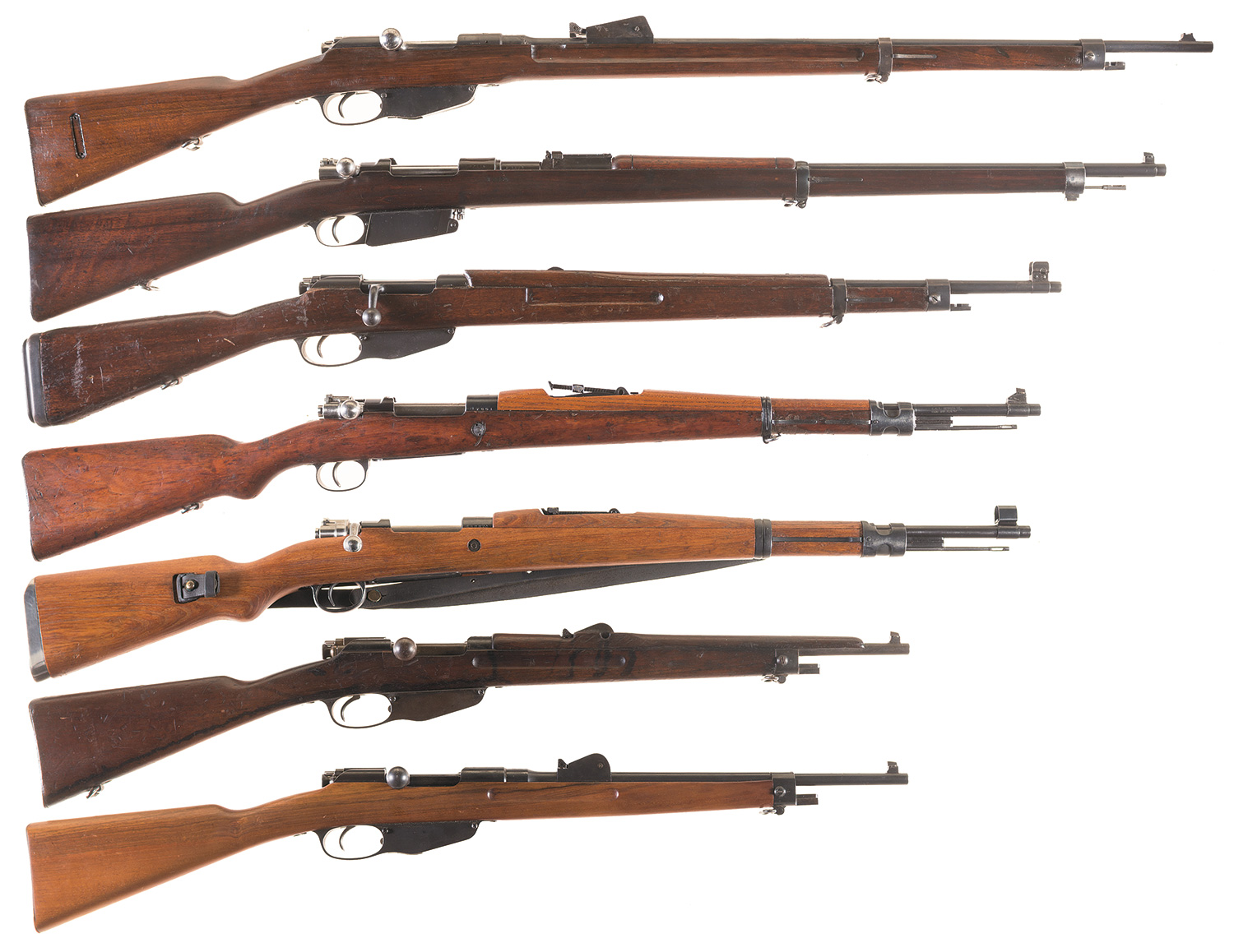 Seven Military Bolt Action Long Guns | Rock Island Auction