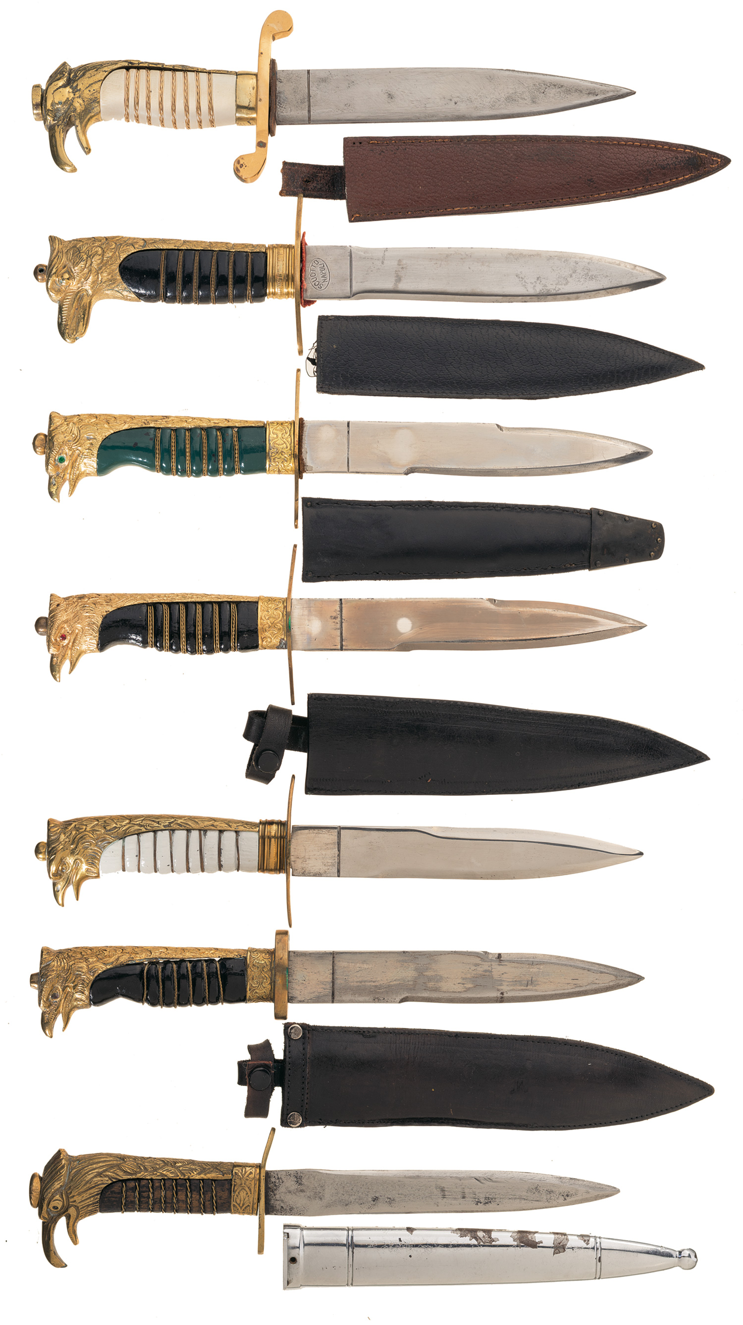 Seven Italian Fascist Style Daggers | Rock Island Auction