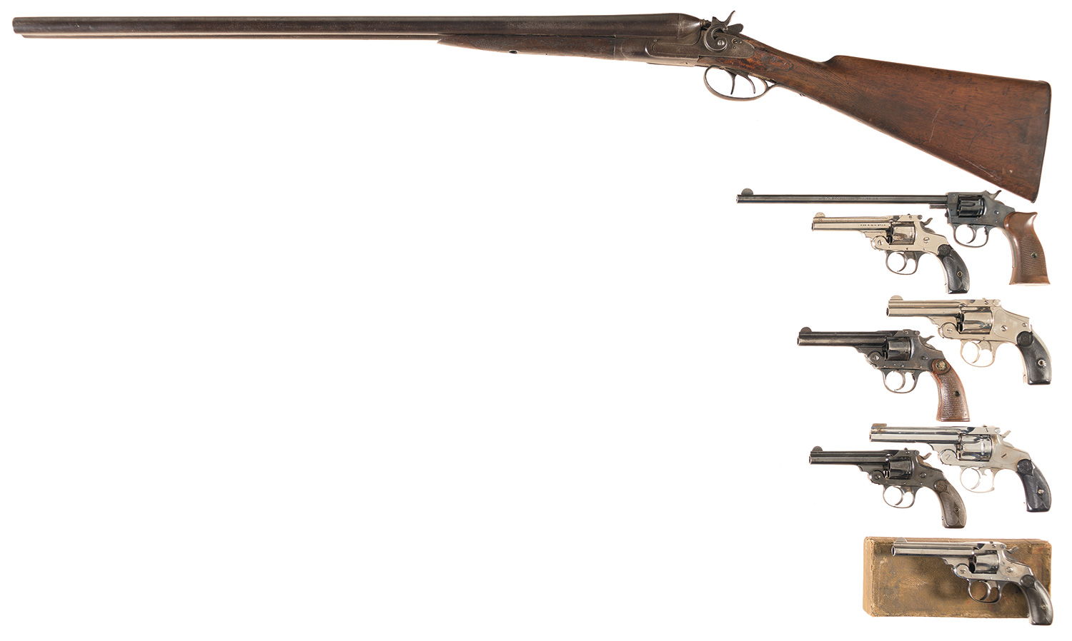 One Shotgun and Seven DA Revolvers | Rock Island Auction