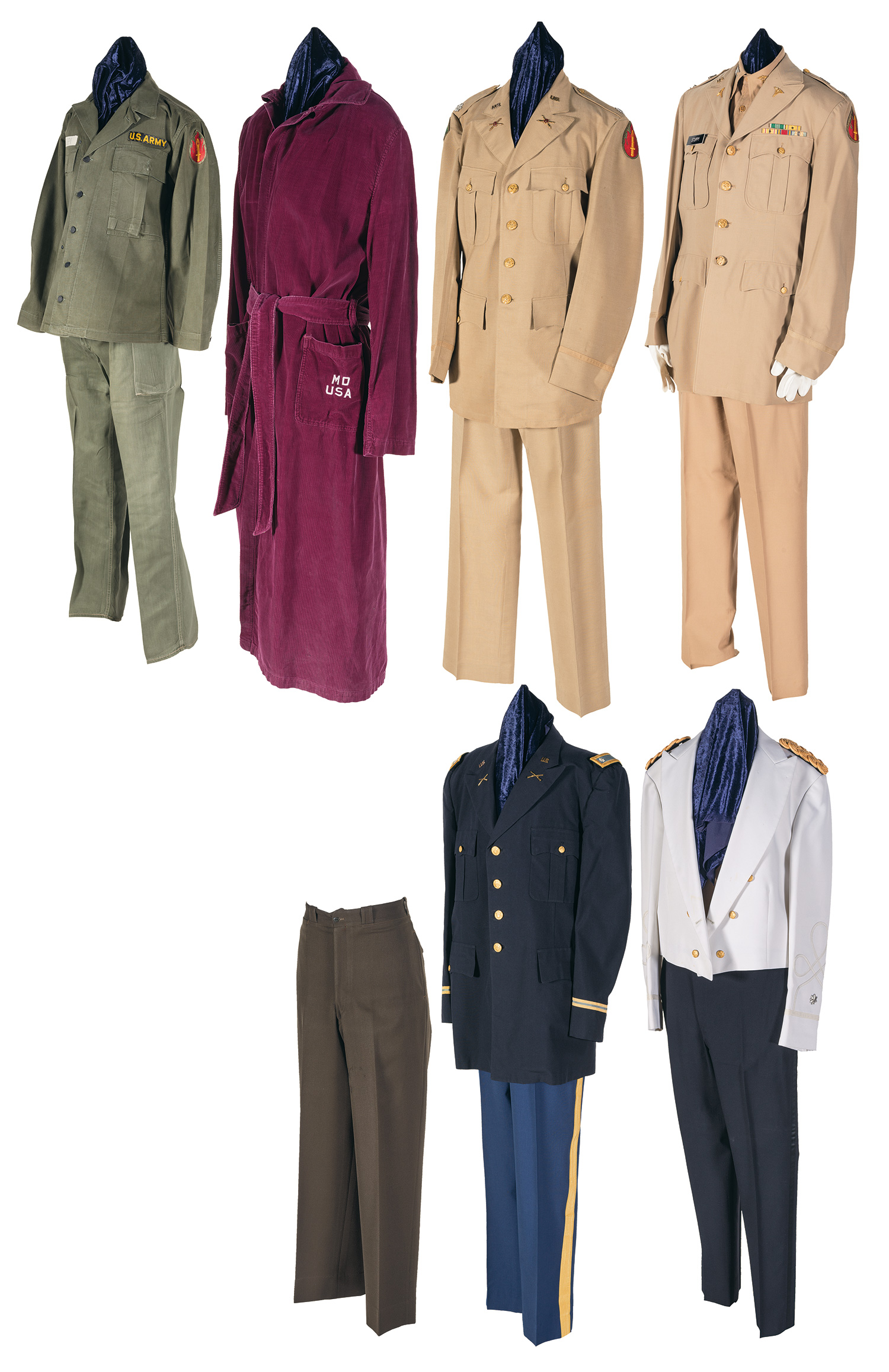 Grouping of American Military Uniforms | Rock Island Auction