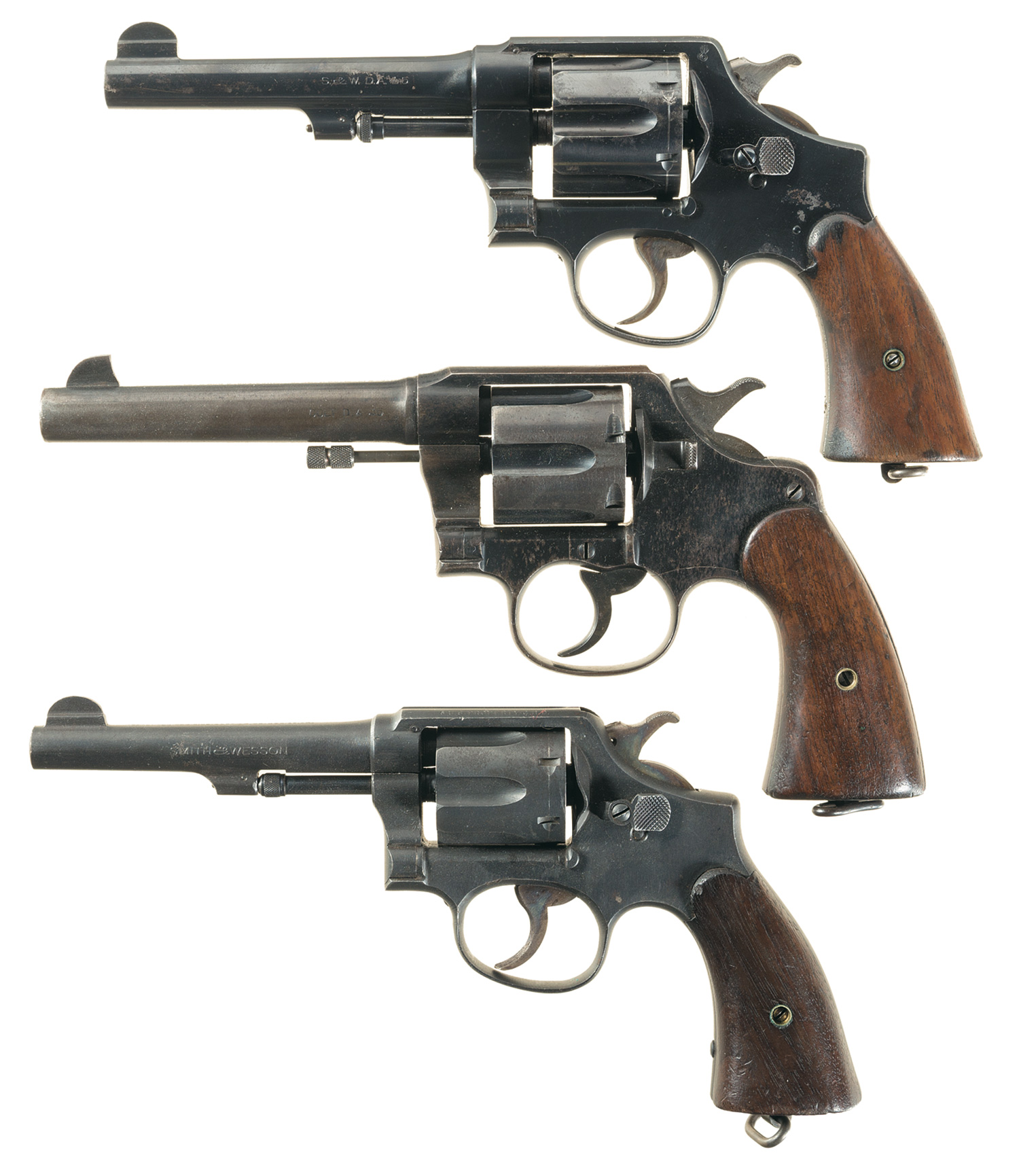 Three Military DA Revolvers | Rock Island Auction