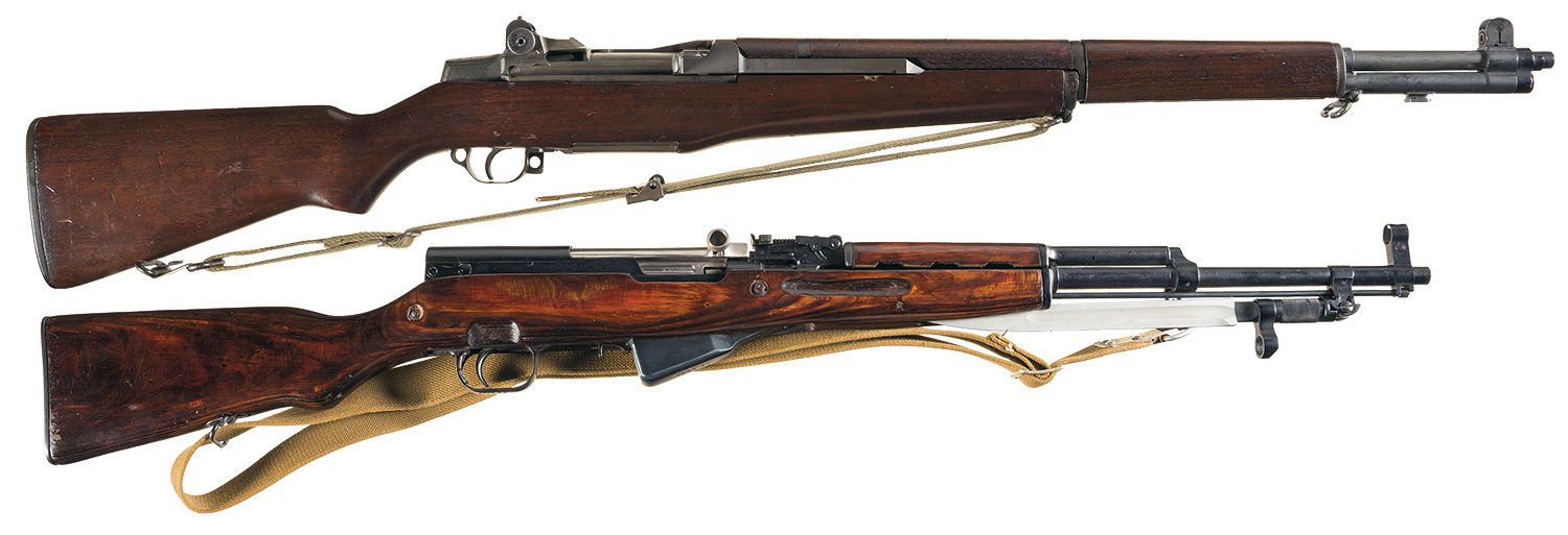 Two Semi-Automatic Military Rifles | Rock Island Auction