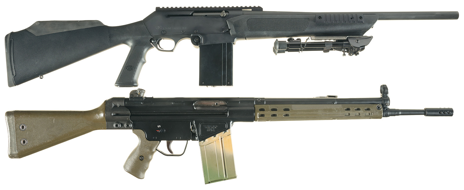 Two Semi-Automatic Rifles | Rock Island Auction
