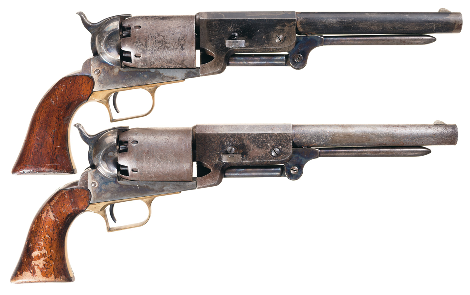 Two Reproduction Colt Walker Percussion Revolvers | Rock Island Auction