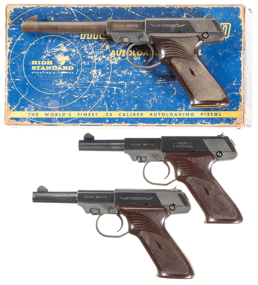 Three High Standard Semi-Automatic Pistols | Rock Island Auction