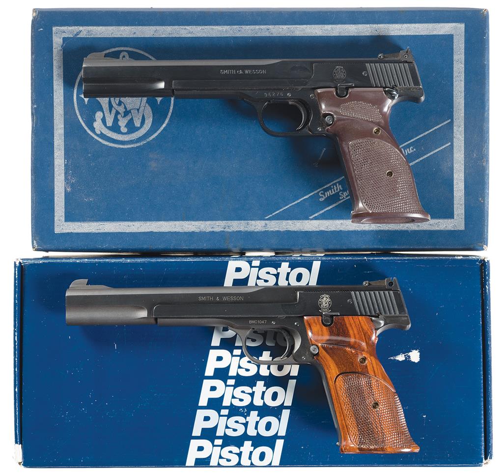 Two Smith & Wesson Semi-Automatic Pistols w/ Boxes | Rock Island Auction
