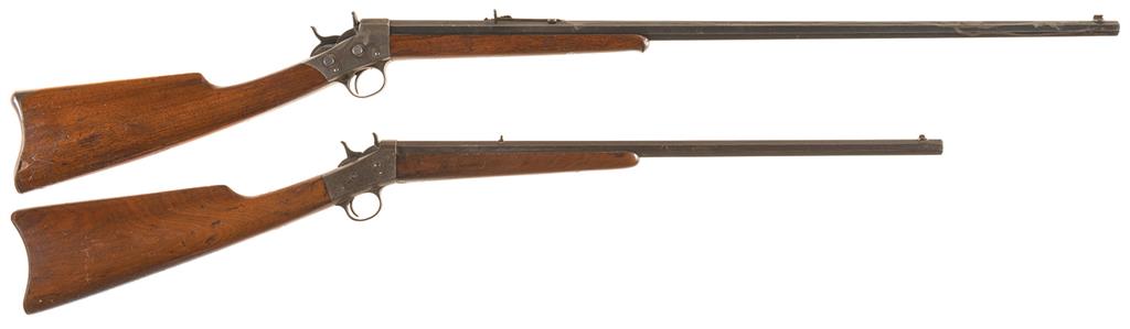 Two Remington Rolling Block Sporting Rifles | Rock Island Auction