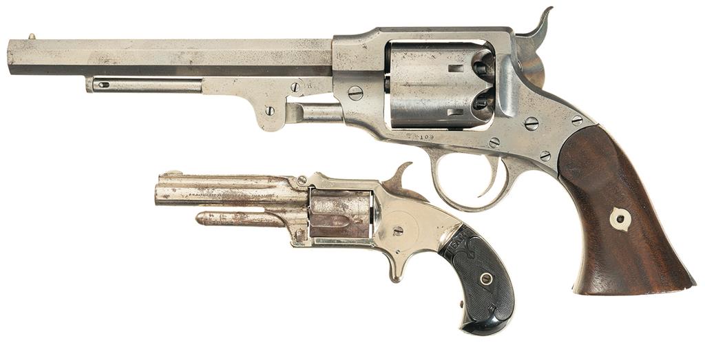 Two Antique American Revolvers | Rock Island Auction