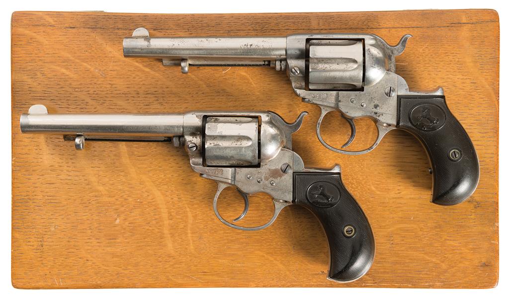 Two Cased Antique Colt DA Revolvers | Rock Island Auction