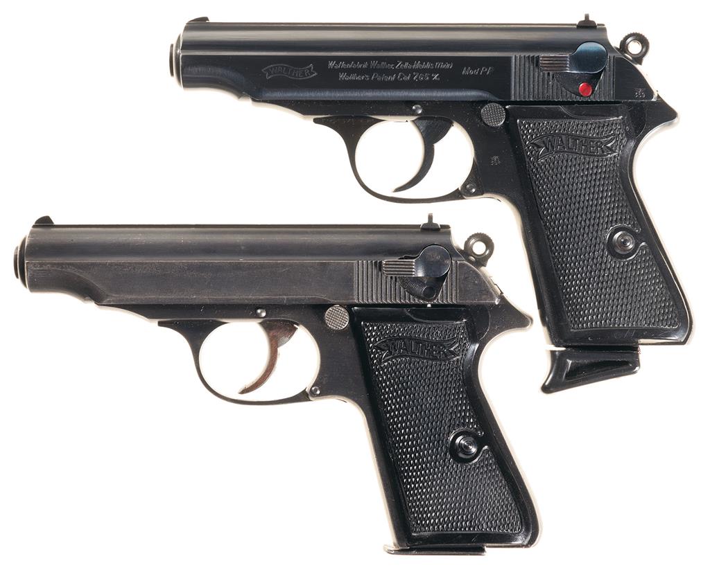 Two Walther Semi-Automatic Pistols | Rock Island Auction
