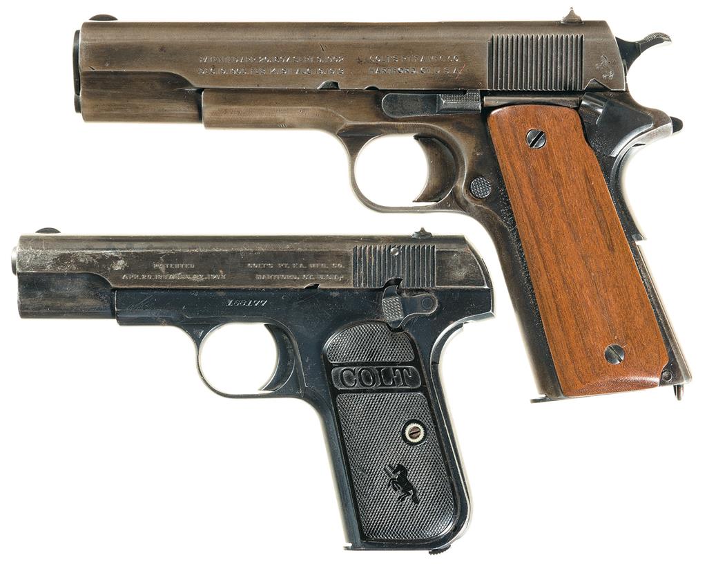 Two Colt Semi-Automatic Pistols | Rock Island Auction