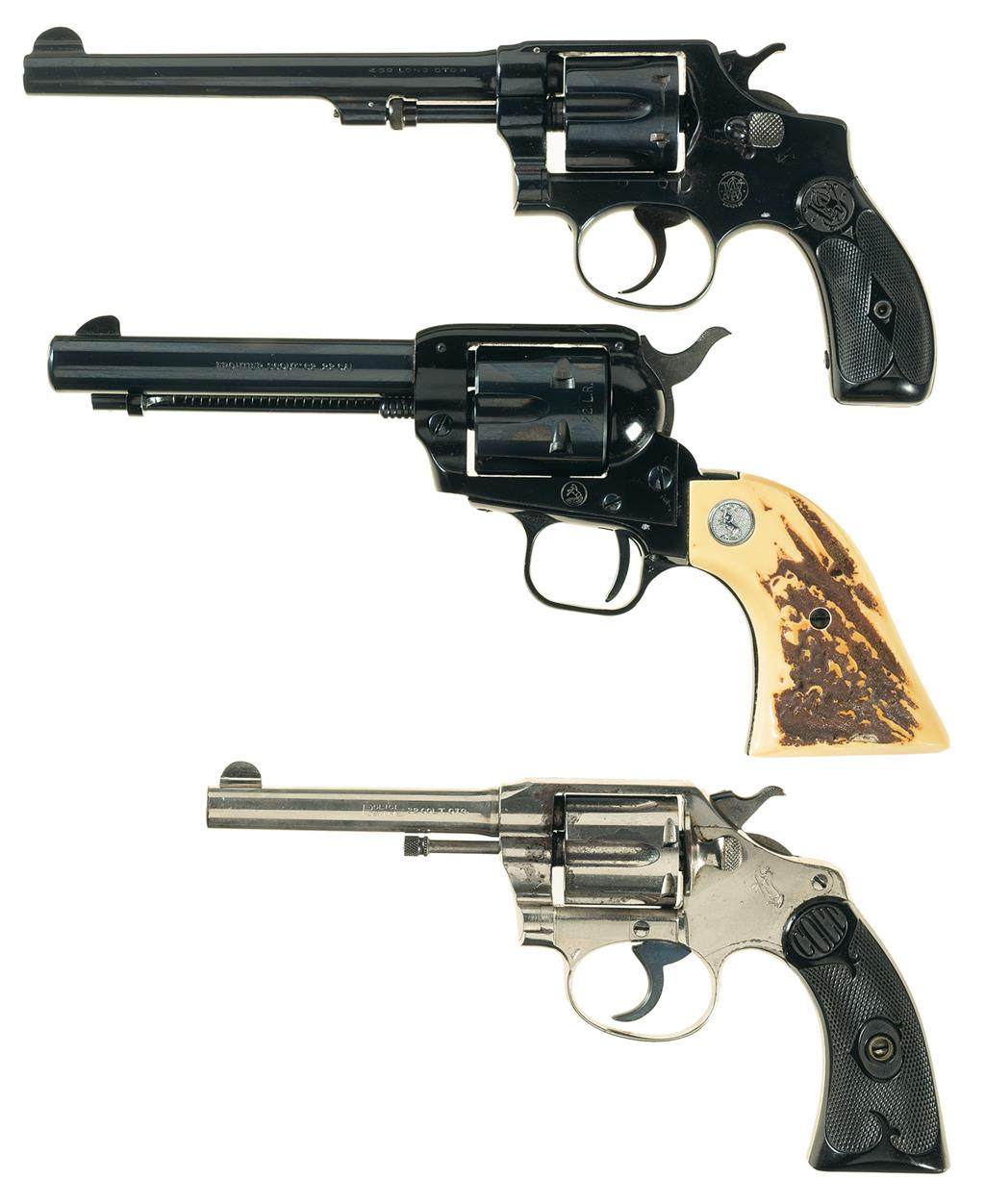Three Revolvers | Rock Island Auction