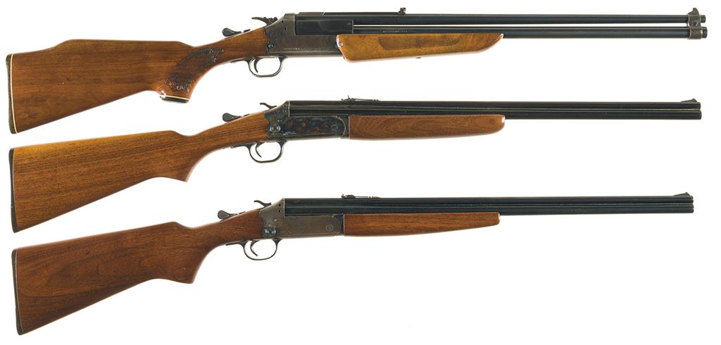 Three Savage Model 24 Over/Under Combination Rifle/Shotguns | Rock ...