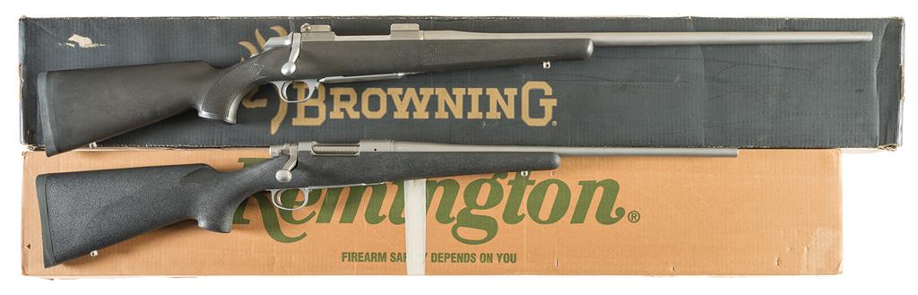 Two Bolt Action Sporting Rifles w/ Boxes | Rock Island Auction