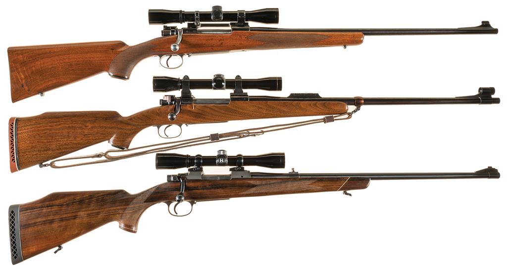 Three Scoped European Bolt Action Sporting Rifles | Rock Island Auction