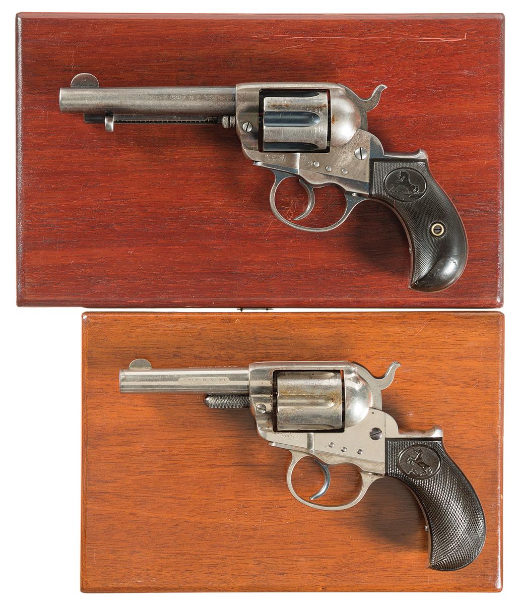 Two Early Colt DA Revolvers w/ Cases | Rock Island Auction