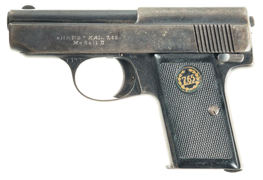 Menz August Ii Pistol 7.65 mm auto | Rock Island Auction