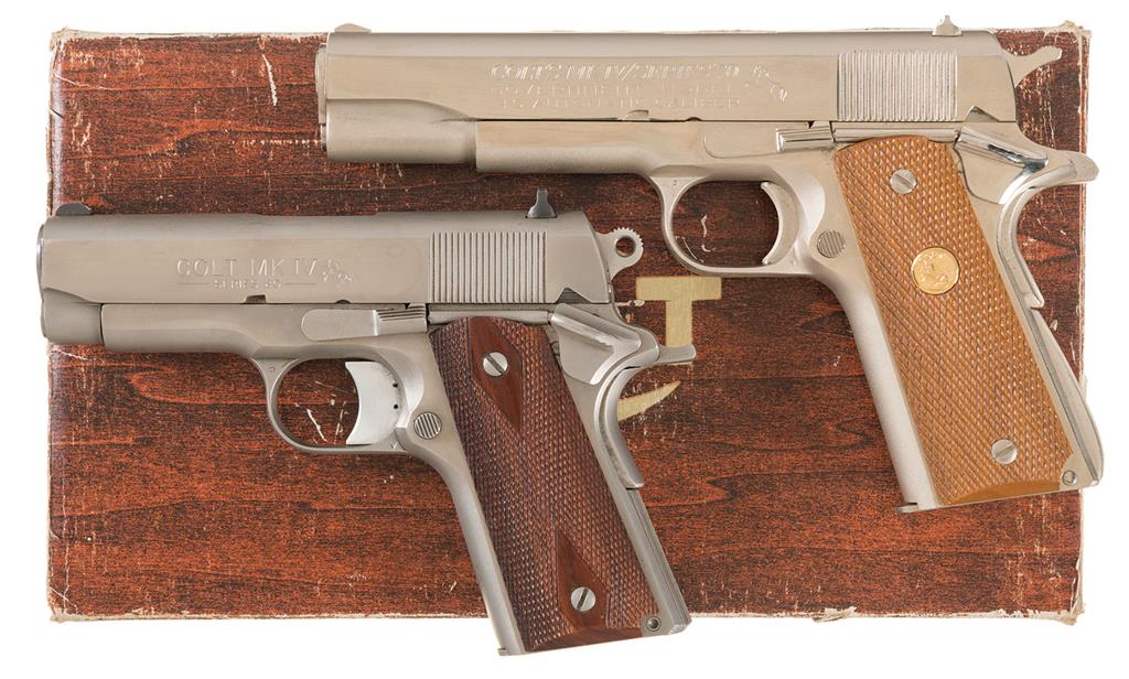 Two Colt Semi-Automatic Pistols | Rock Island Auction