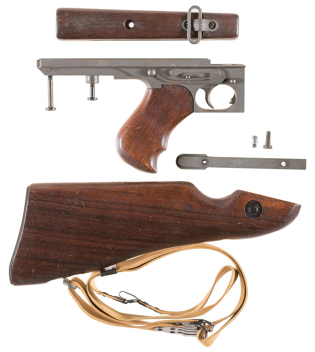 Components from an Auto-Ordnance Thompson Sub Machine Gun | Rock Island ...