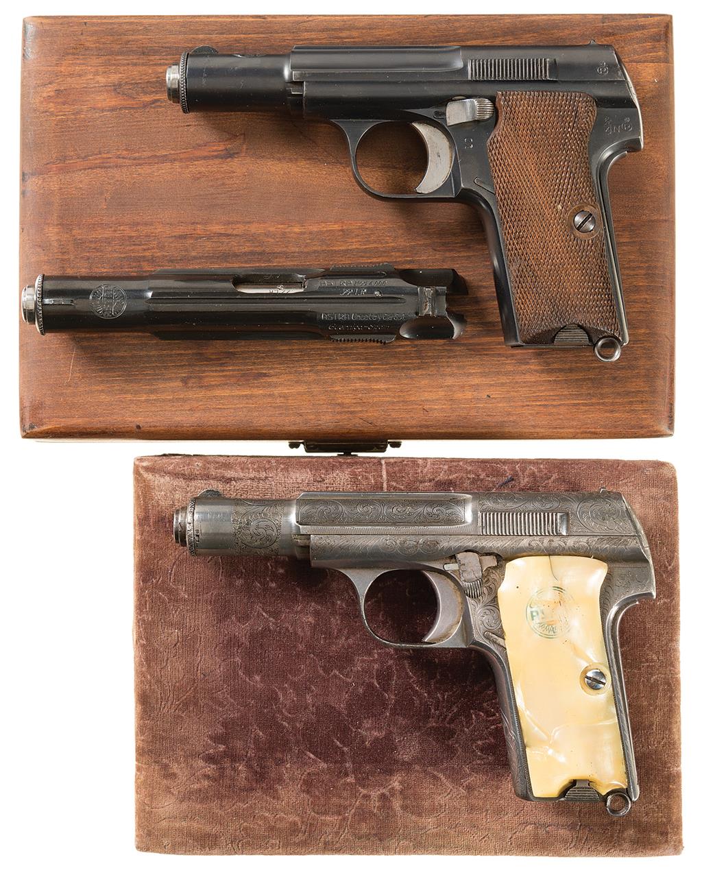 Two Astra Model 300 Semi-Automatic Pistols w/ Cases | Rock Island Auction